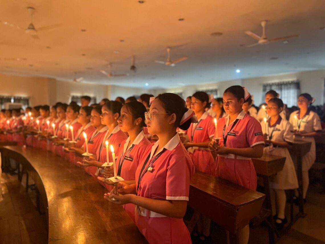 134 students begin their nursing journey at Assam down town University ...